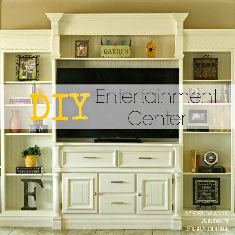 34 DIY Entertainment Centers to Make for Your Home